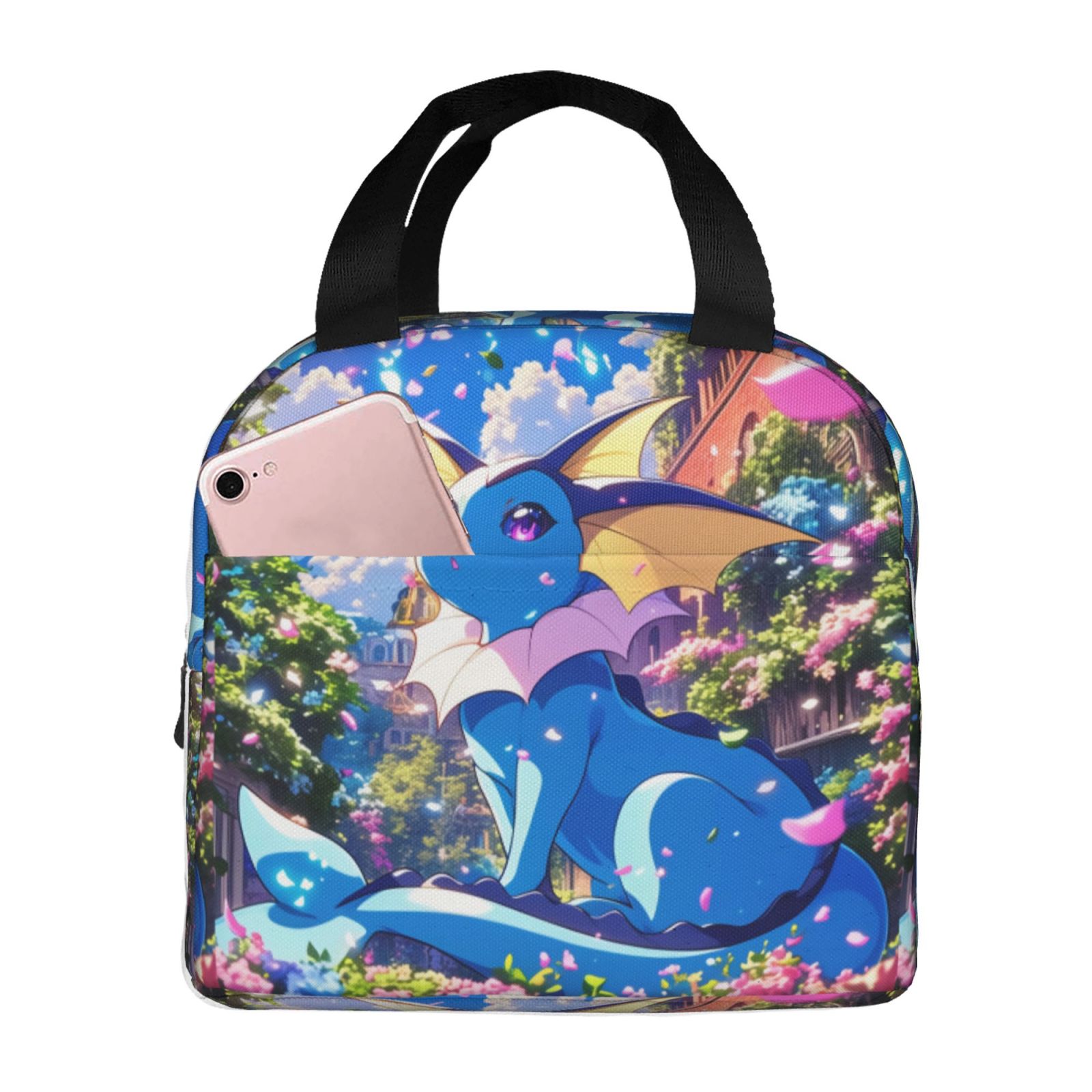 Pokémon Vaporeon Lunch Box Lunch Bag for Women Adults Men,Reusable Cute ...