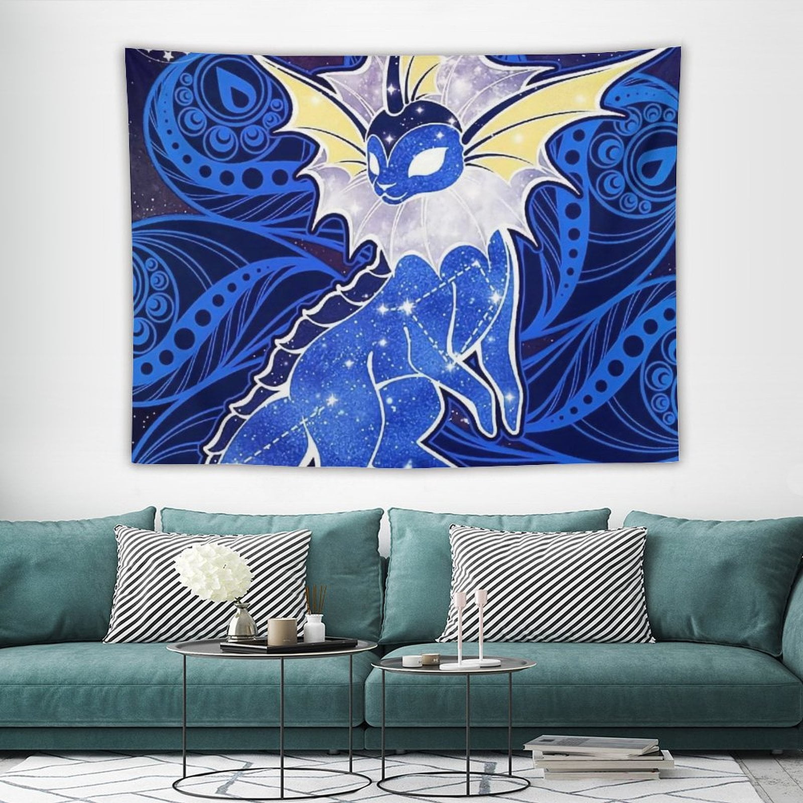 Pokémon Vaporeon Tapestry,Pokémon Vaporeon Poster for Bedroom Girls ...