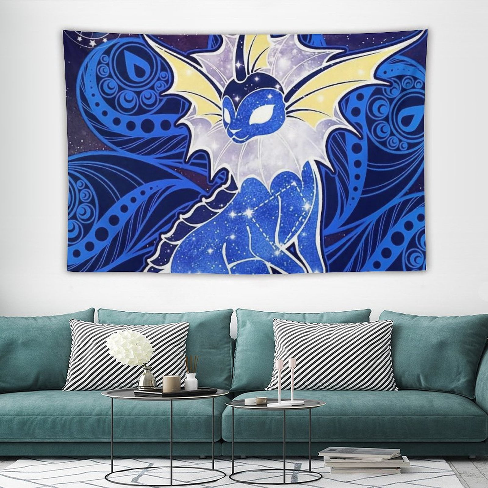 Pokémon Vaporeon Tapestry,Pokémon Vaporeon Poster for Bedroom Girls ...