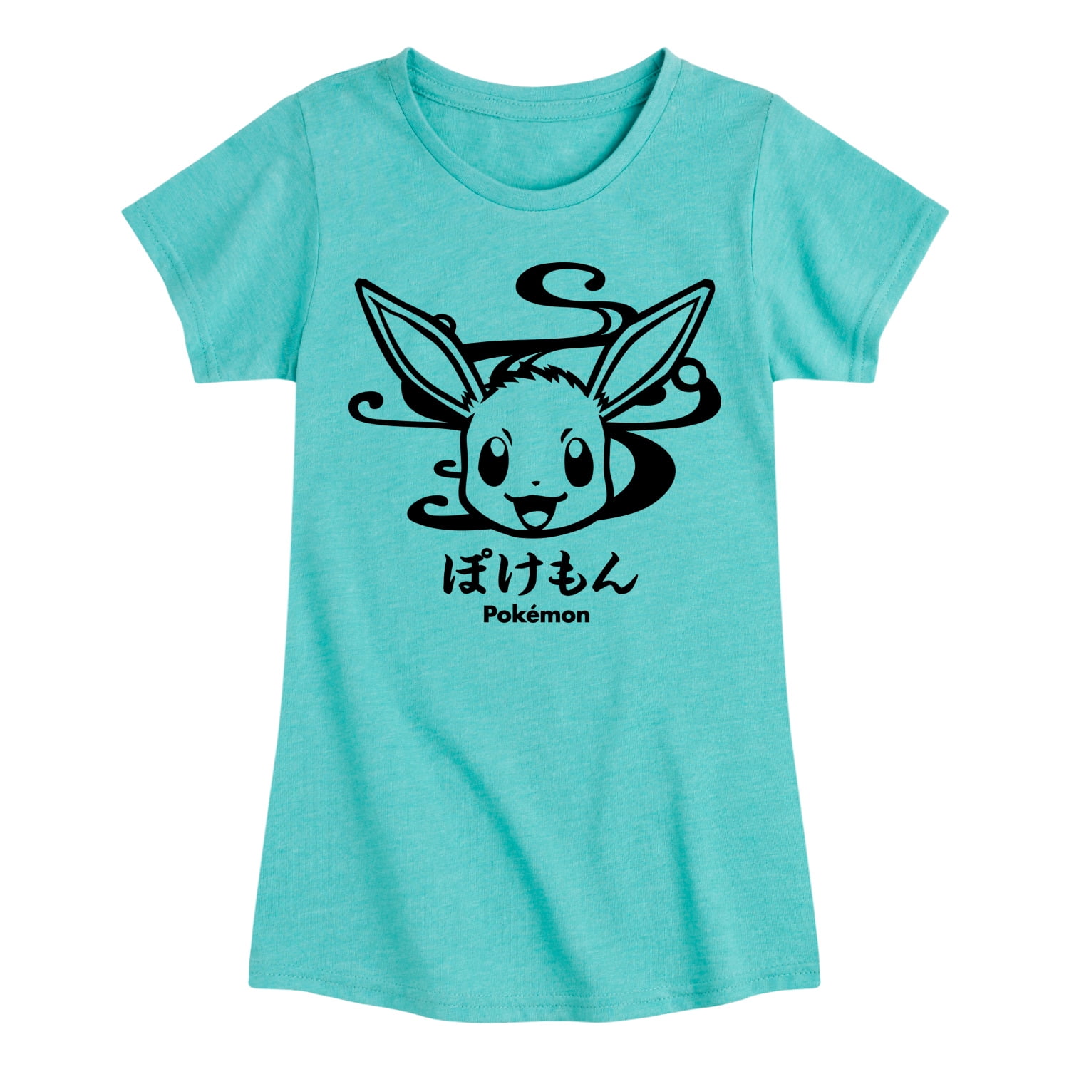 Pokémon - Wagara Eevee - Girls Fitted Short Sleeve T-Shirt - Walmart.com