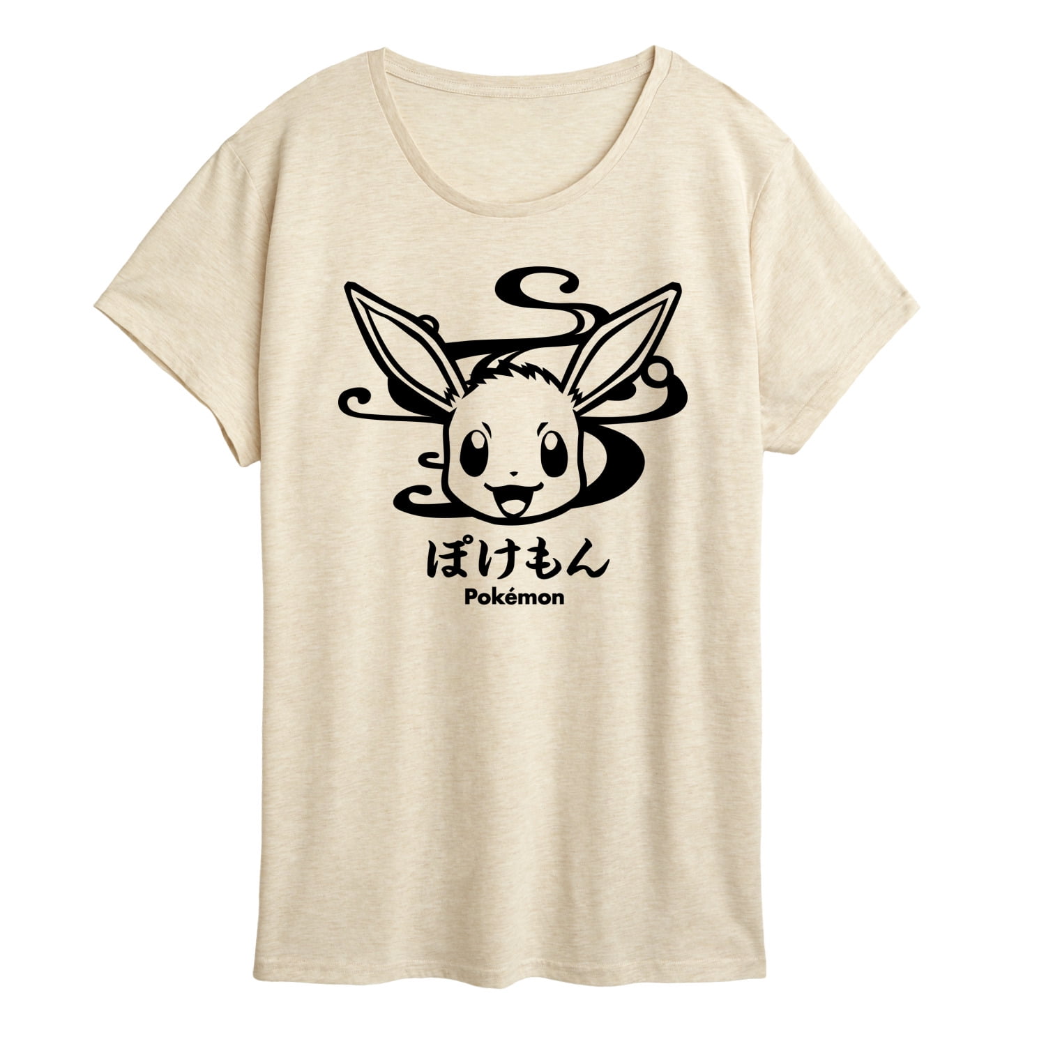 Pokémon - Wagara Eevee - Women's Short Sleeve Graphic T-Shirt - Walmart.com