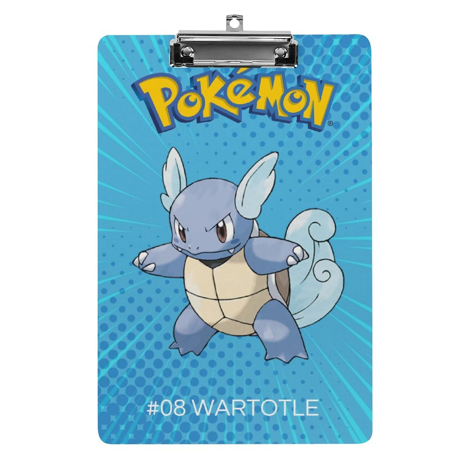 Pokémon Wartotle Acrylic Clipboard A4 Size, Standard Letter Clip Board ...