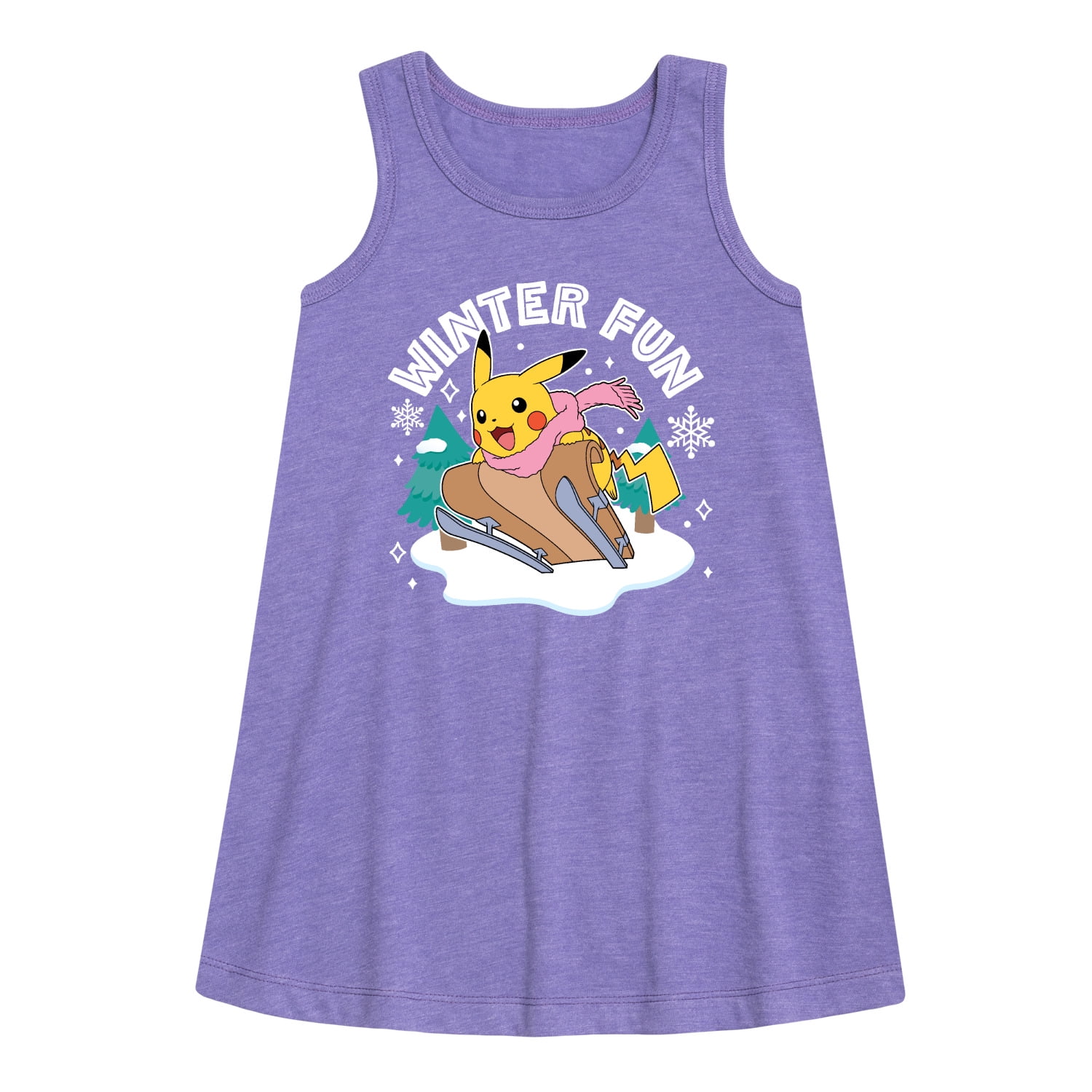Pokémon - Winter Fun - Youth Girls A-line Dress - Walmart.com