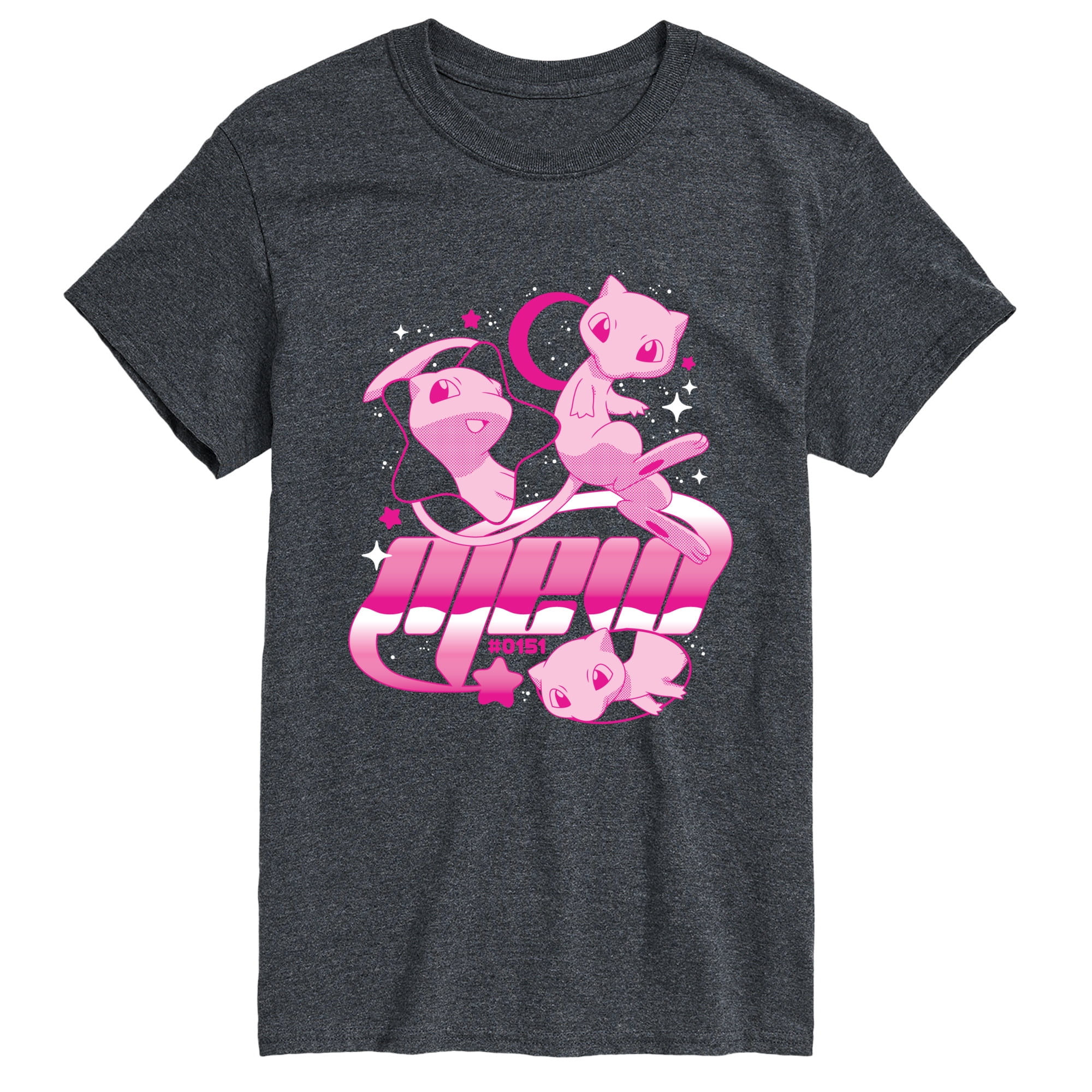 Pokémon - Y2k Mew - Men's Short Sleeve Graphic T-Shirt - Walmart.com