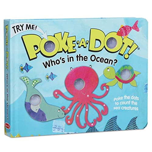 Pre-Owned Poke-A-Dot! Who's in the Ocean?: Who's in the Ocean? (30 Poke ...