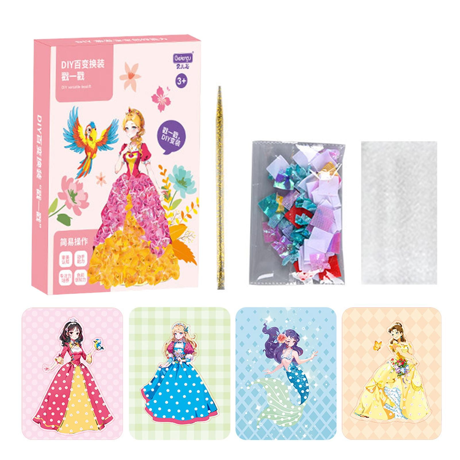 Poke Art DIY Toys | Art Activity Book | Poke Craft Kit, Girls Dress Up ...