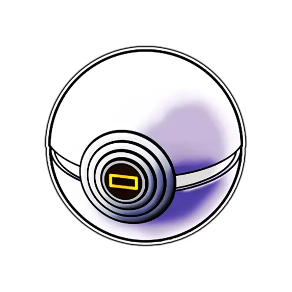 Poke Ride Ball Poke Ball Waterproof Sticker Phone Decal Water Bottle ...