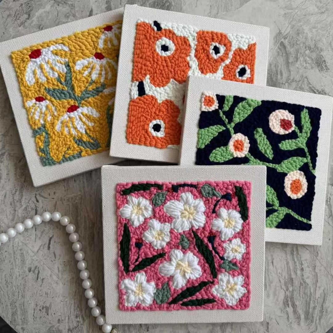 Poke embroidery Poke embroidery DIY embroidery material package kit ...