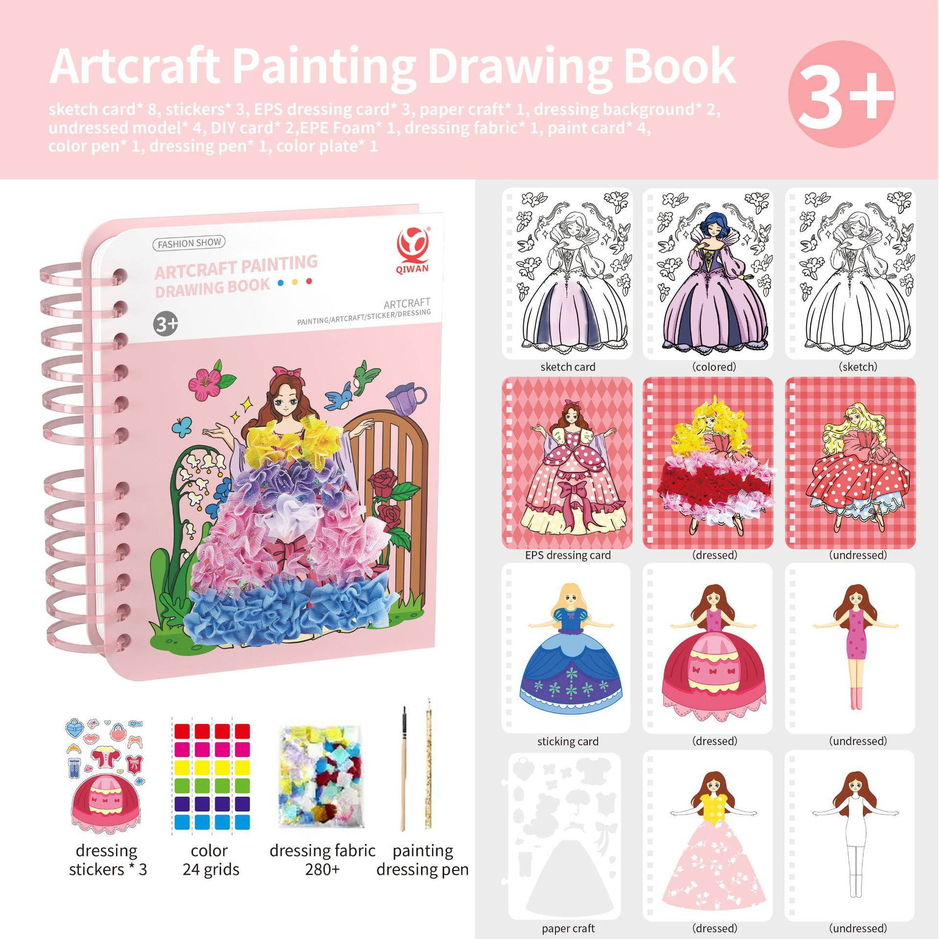 Poke-in 8-in-1 Magic Princess Craft Kit for Girls 6+: Poke Art ...