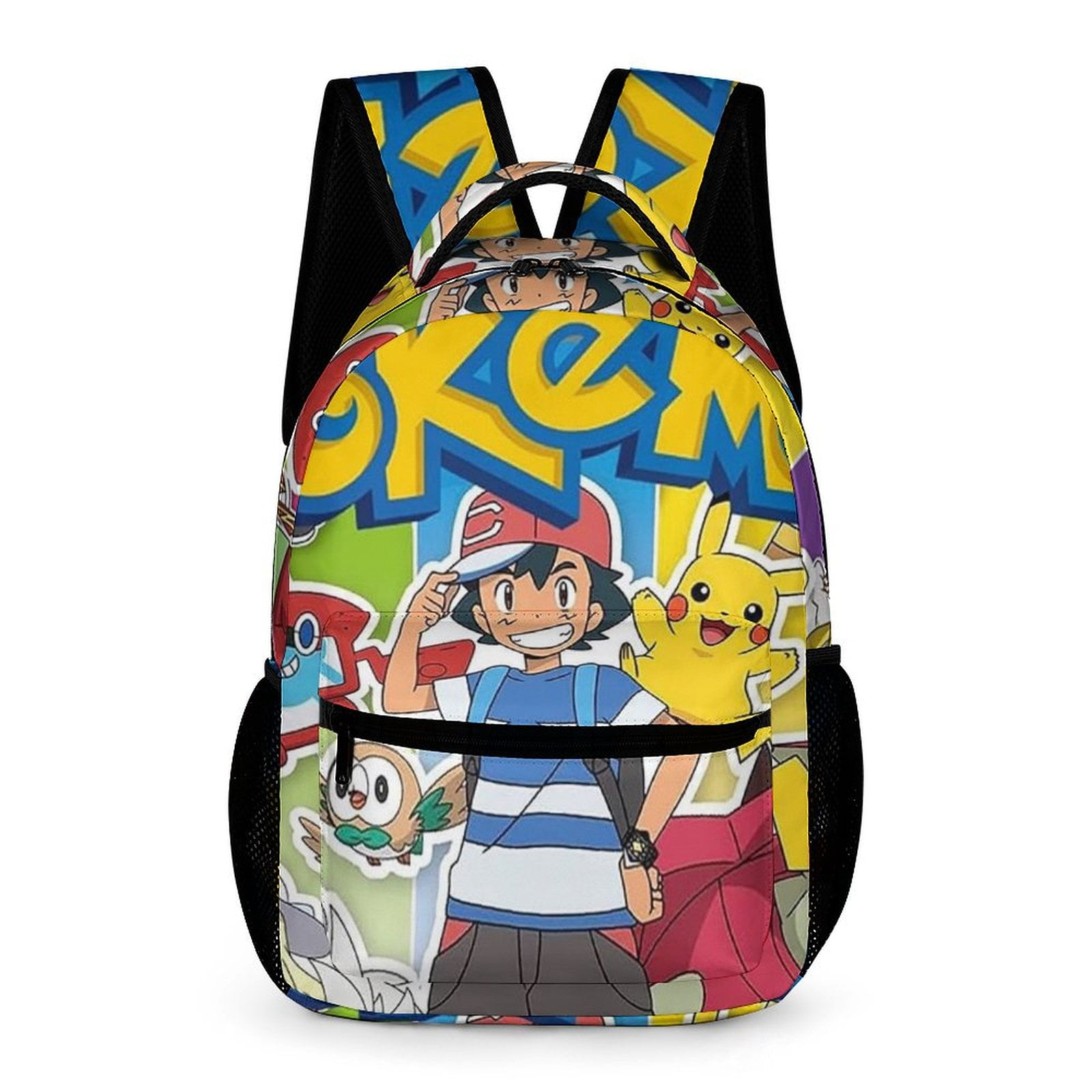 Po_ke_mo 3D Printed Backpack for Men Women, Personalized Bags, 3D ...