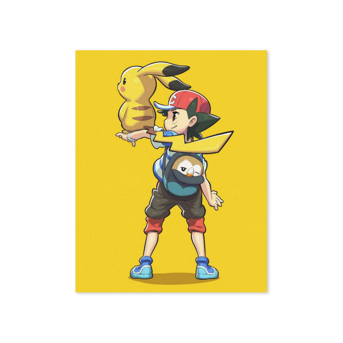 Poke×mon Anime Unframed posters canvas art posters cartoon posters ...