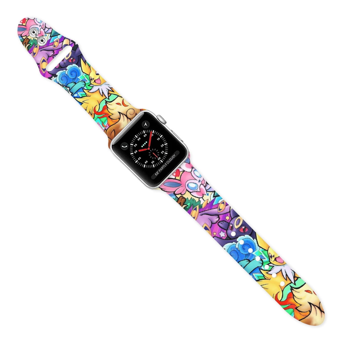 Poke×mon Anime Watch Strap Compatible with Apple Watch Chaung'kouch ...