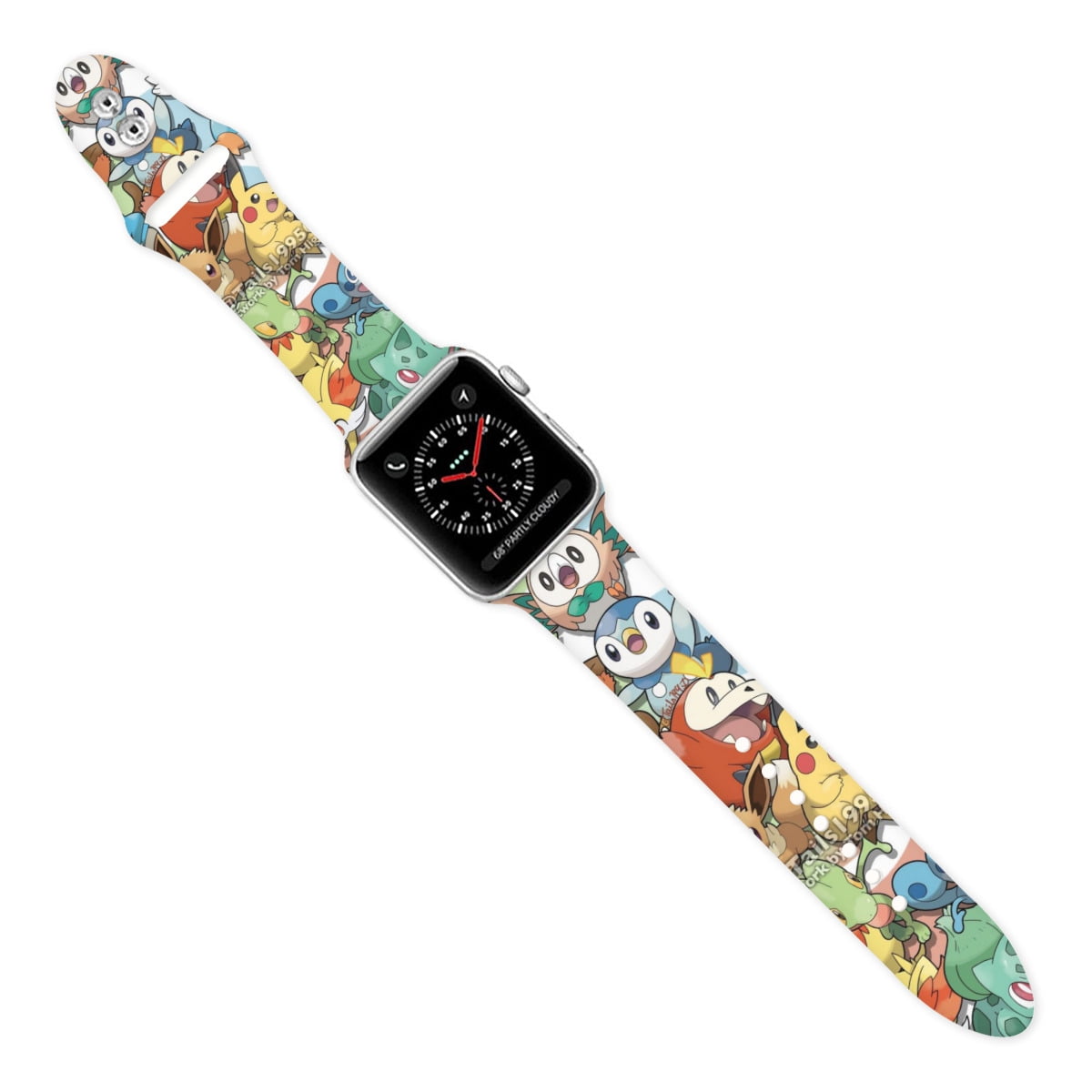 Poke×mon Anime Watch Strap Compatible with Apple Watch Chaung'kouch ...