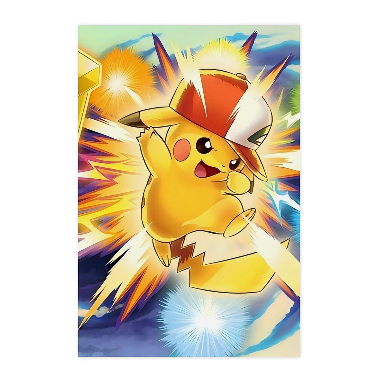 Poke-mon Anime stickers posters wall decoration 30*45（cm） - Walmart.com
