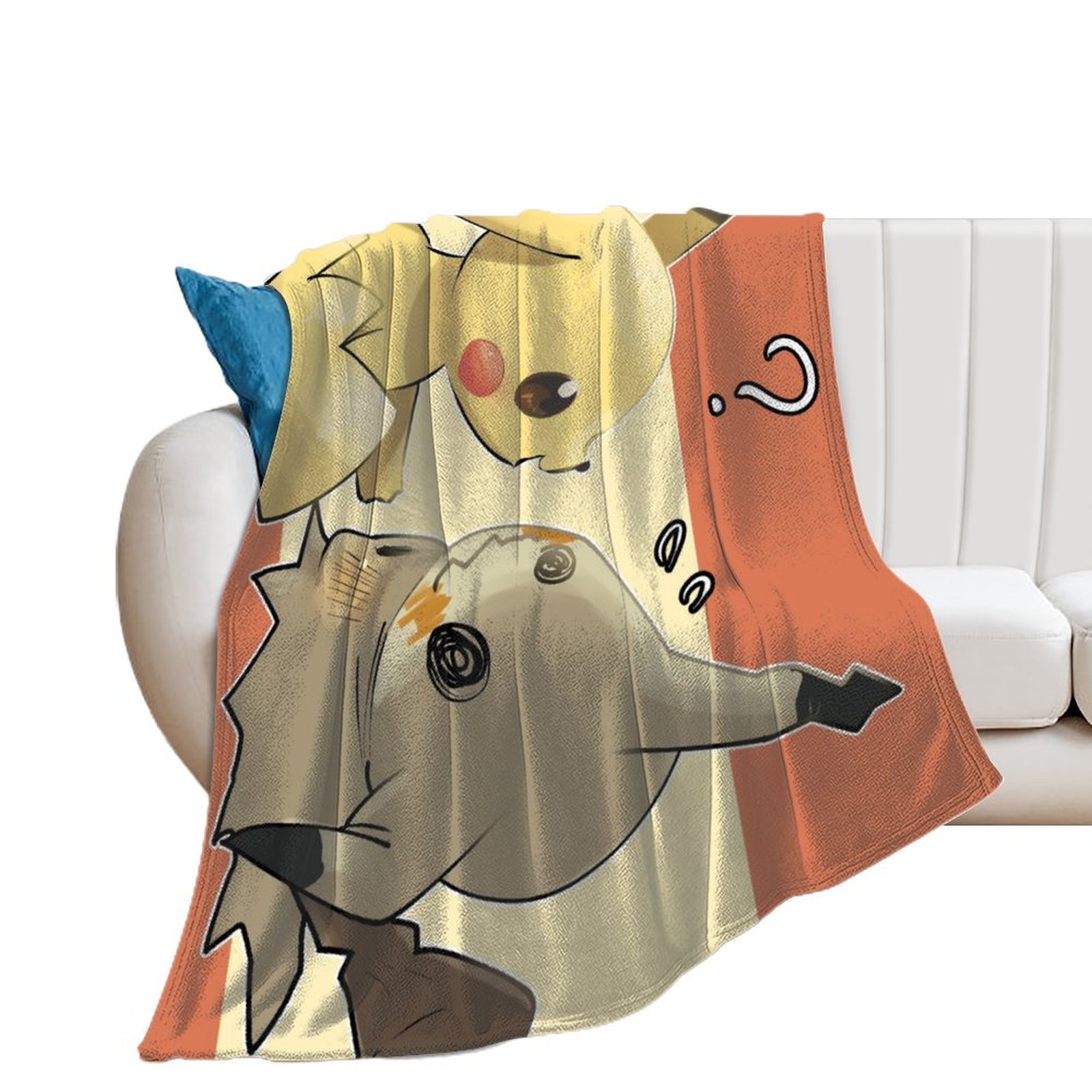 Poke-mon_Pika-chu Blanket Large Size Camping Blanket Lightweight Warm ...