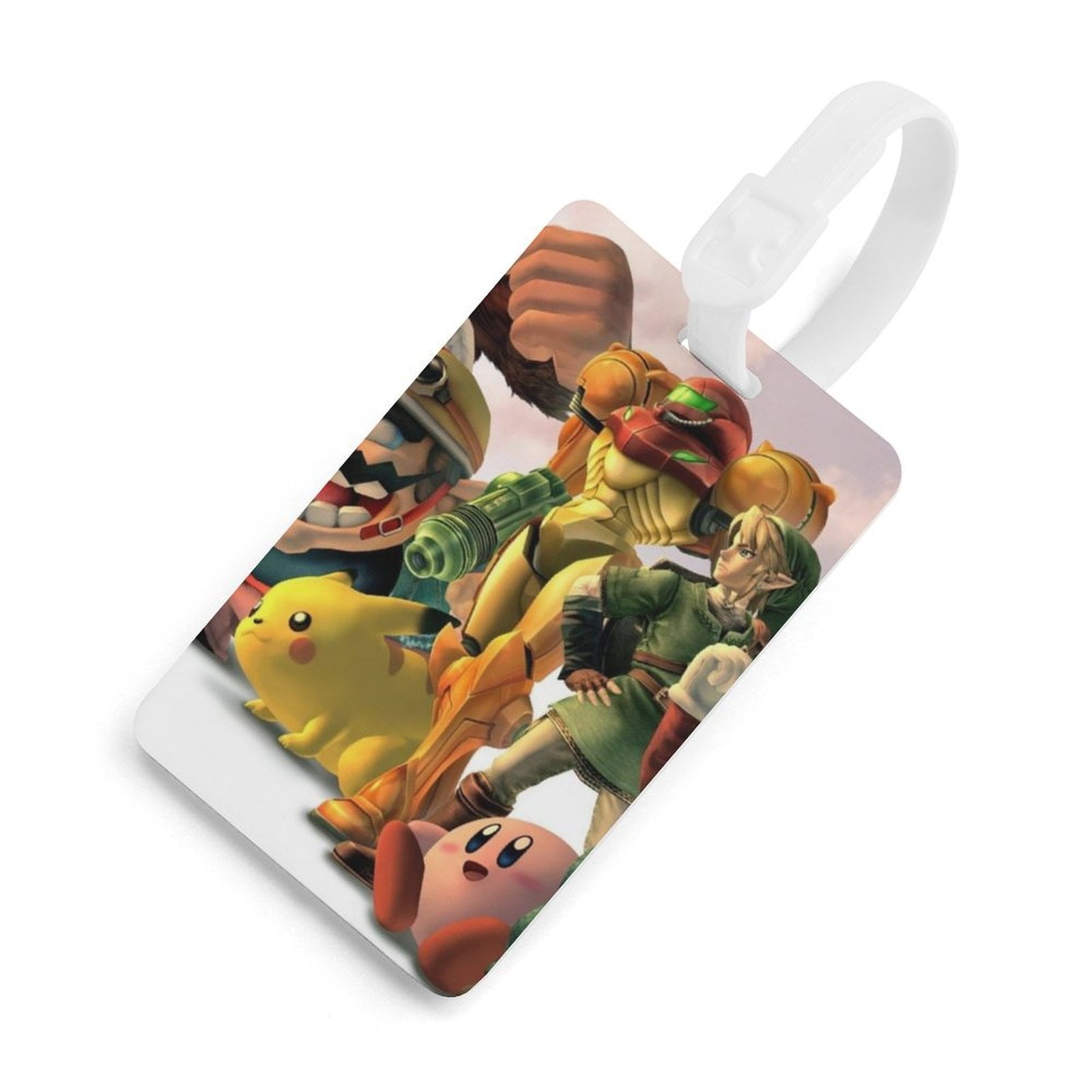 Poke-mon_Pika-chu Luggage Tag for Suitcases School Bag Backpack Handbag ...