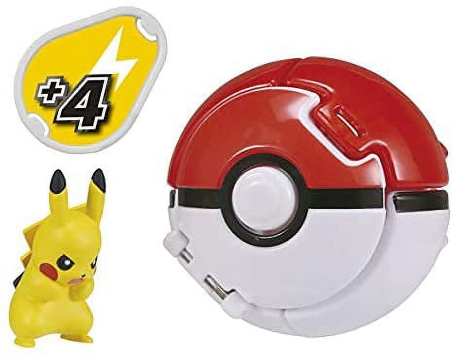 Takara Tomy Pokedel-Z Pop n Catch Action Figure - Pikachu Pokeball ...