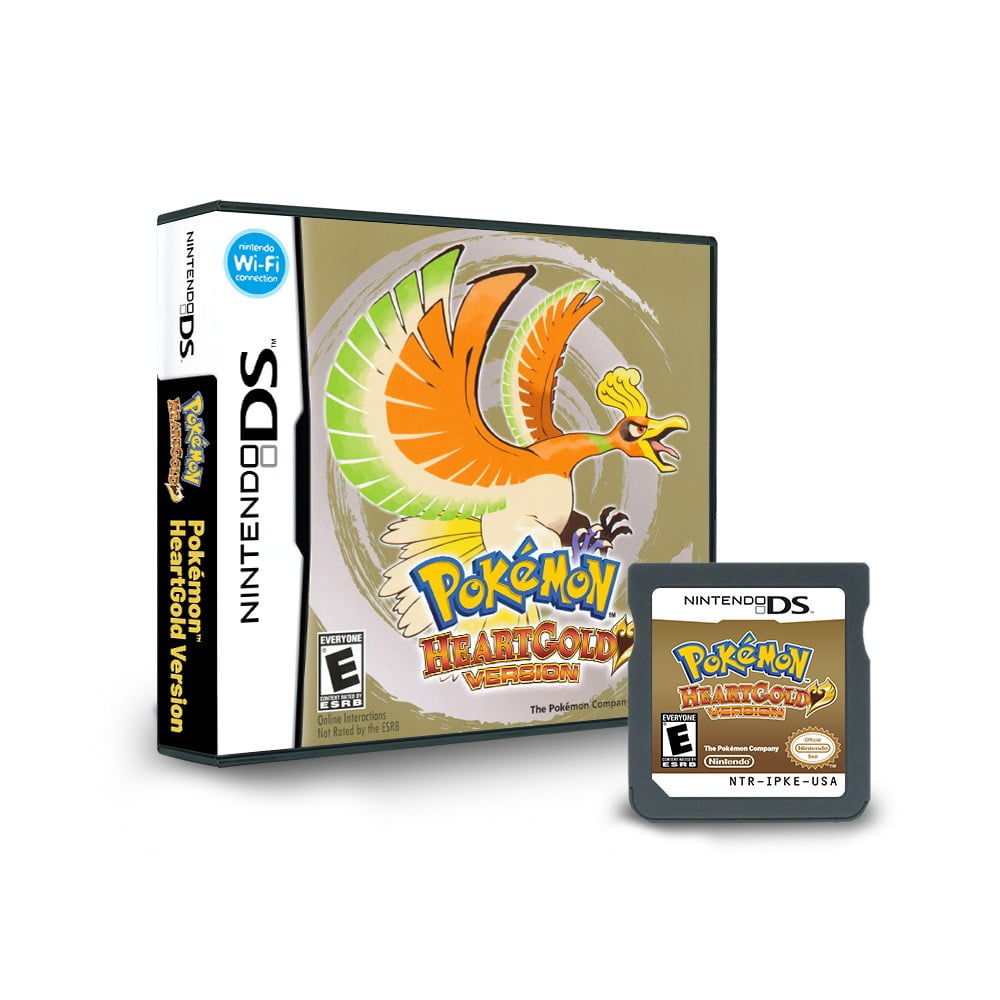 Pokeemmon HeartGold Version Games Cartridges for NDS NDSL 3DS Dsi 2DS ...