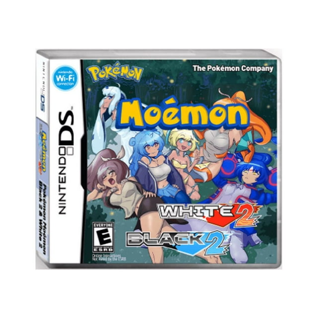 Pokeemon Moemon Black 2 & White 2 Games Cartridges for NDS NDSL 3DS Dsi ...