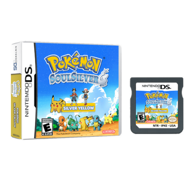 Pokeemon Silver Yellow Games Cartridges for NDS NDSL 3DS Dsi 2DS 3DS XL ...