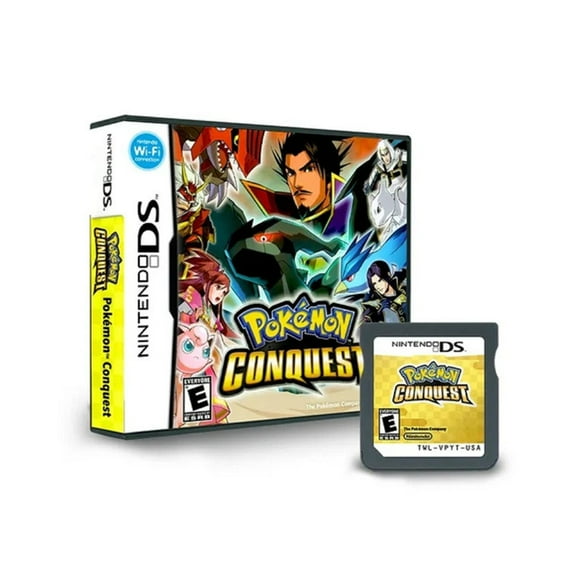 Pokem Conquest DS Game Cartridge（with Exquisite Packaging）US Version ...