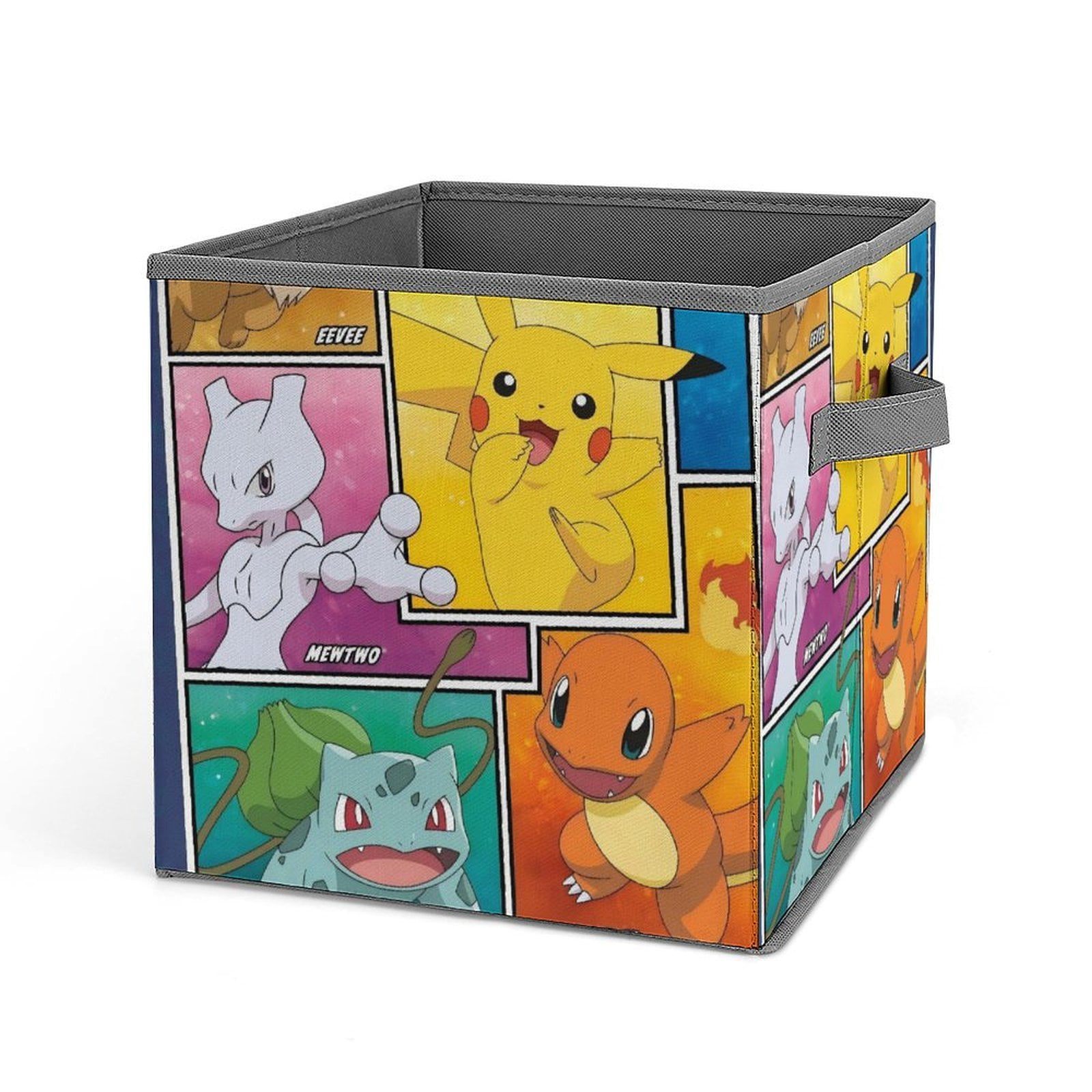 Pokemen Anime Cartoon Cube Storage Bins for Shelves, Storage Cubes ...