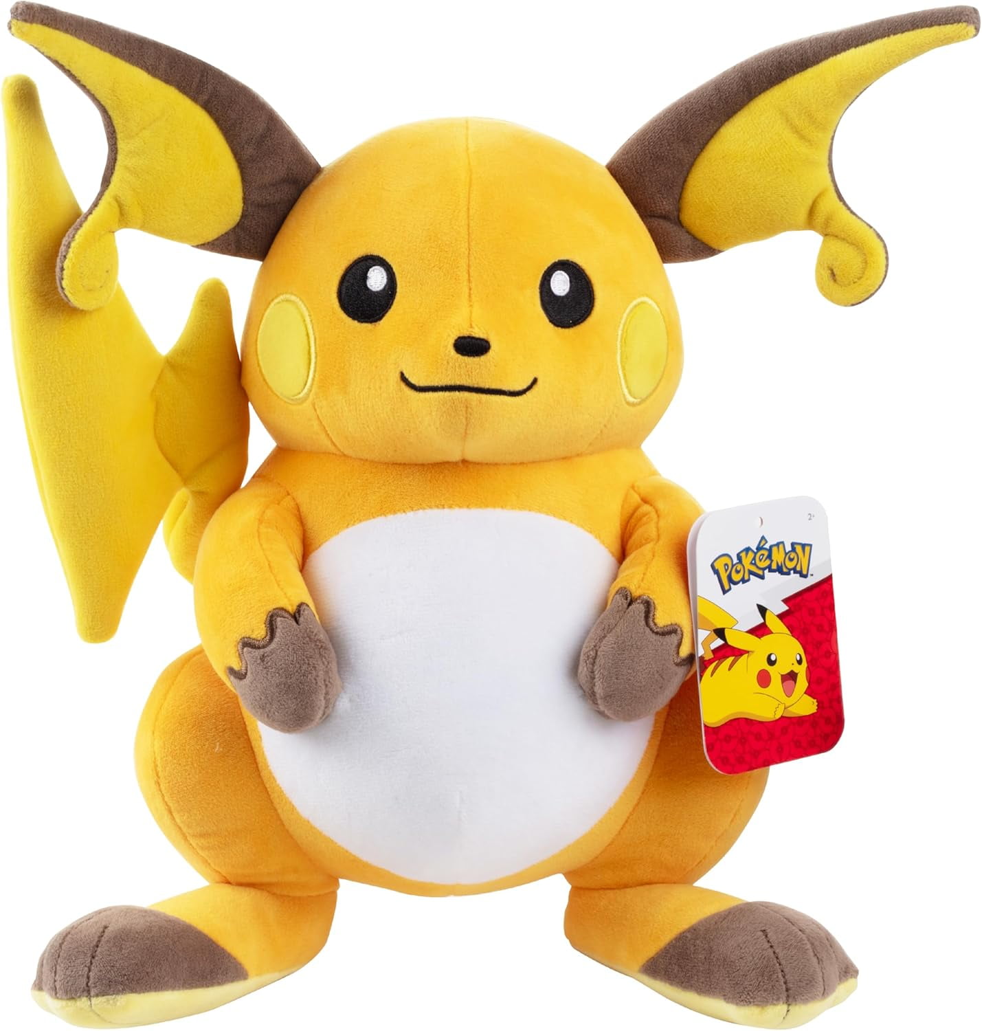 Pokemon 12" Raichu Plush - Officially Licensed - Pikachu Evolution ...
