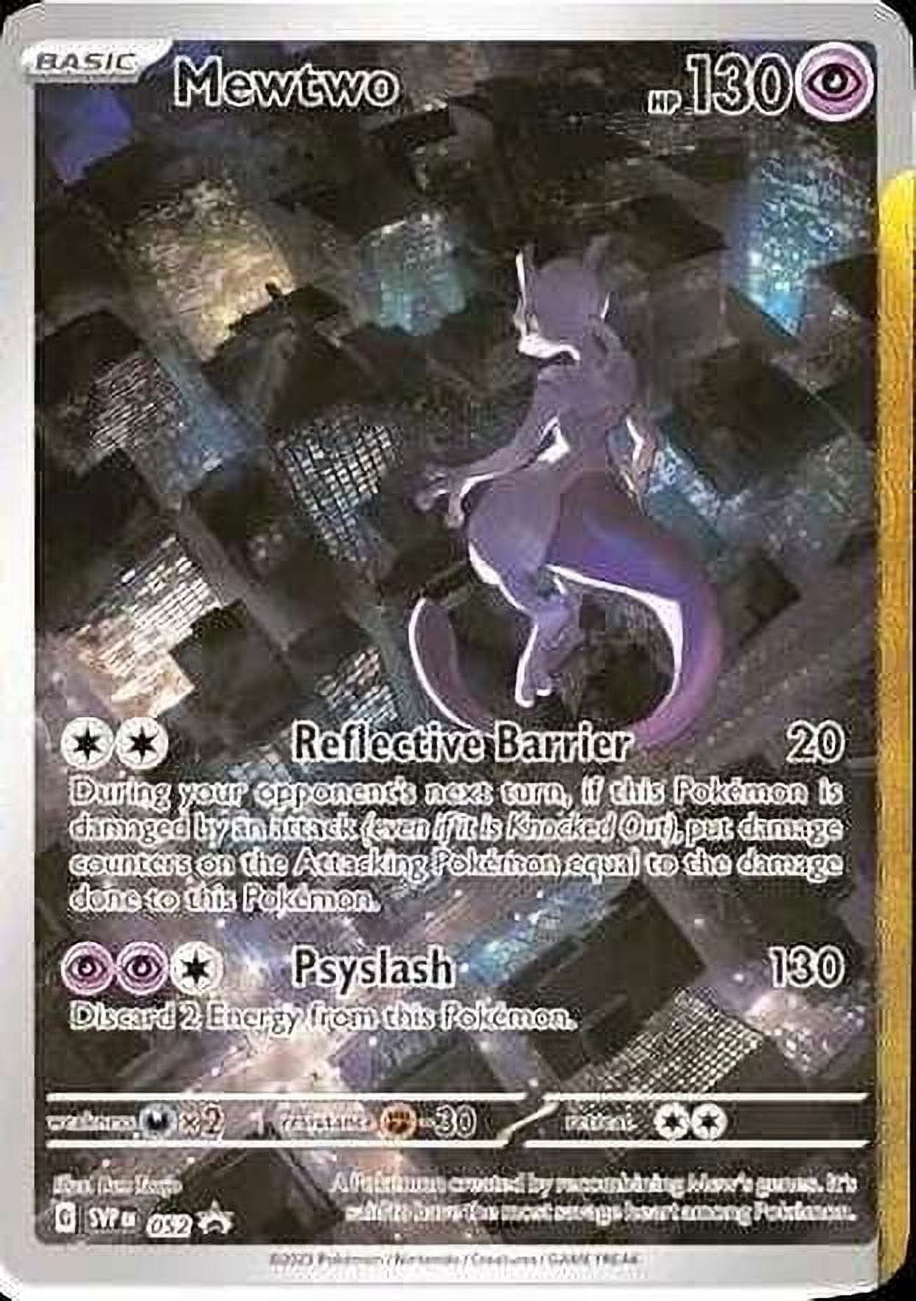 Pokemon TCG: 151 Mewtwo Foil Promo Single Card (Sealed in Original ...