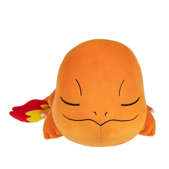 Pokémon, Plush Sleeping Charmander, 18 inches, Cuddly for Travel ...