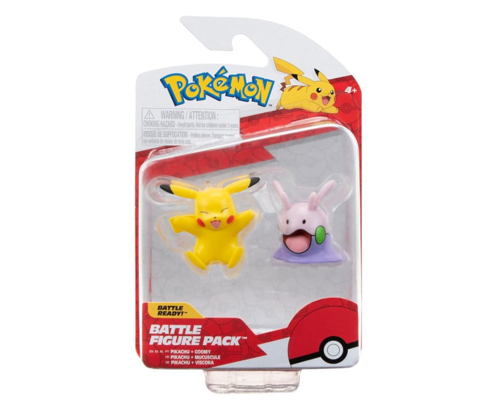 PKW - Battle Figure 2 Pack (Goomy & Pikachu #11) W15 - Walmart.com