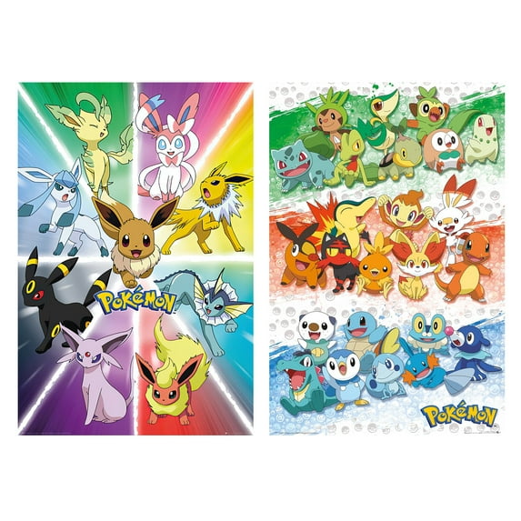 Pokemon - 2 Piece Gaming TV Show Poster Set (The Favorites - Eevee ...