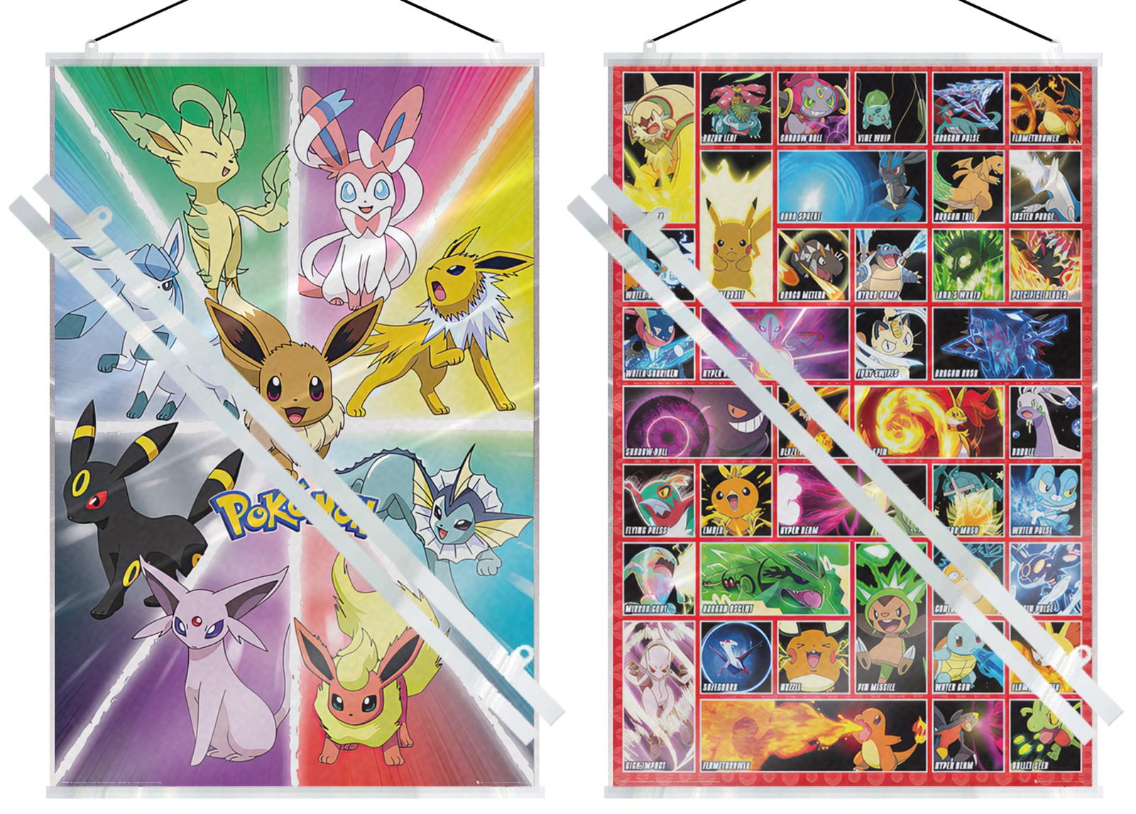 Pokemon - 2 Piece Gaming TV Show Poster Set (The Favorites - Eevee ...