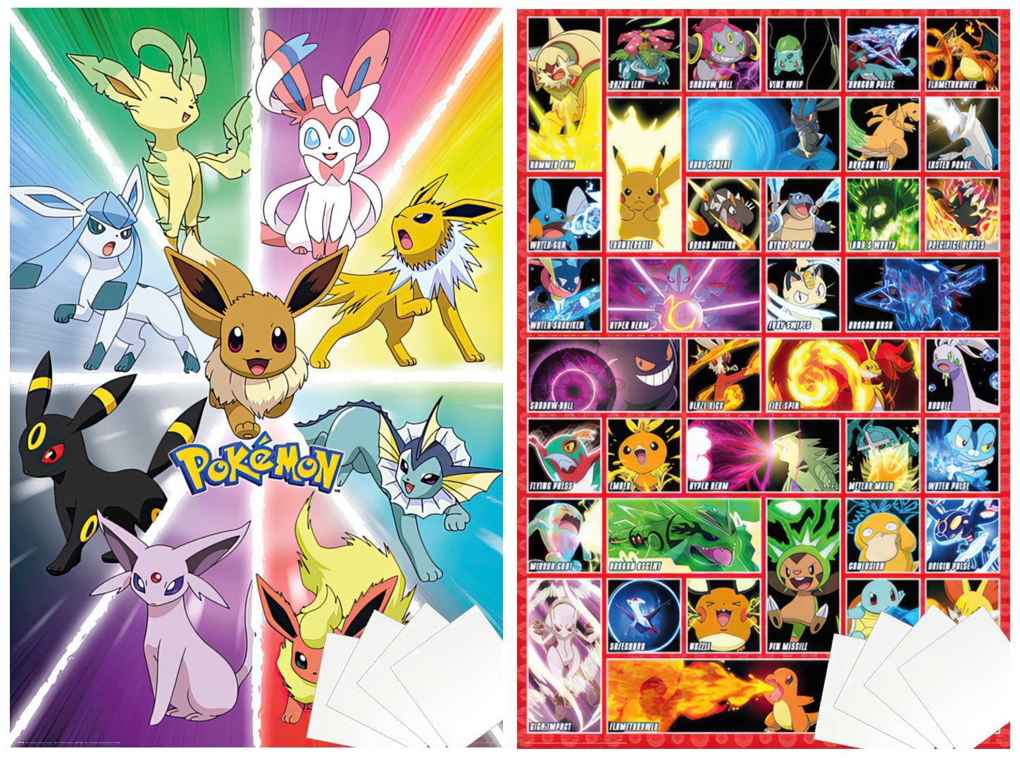 Pokemon - 2 Piece Gaming TV Show Poster Set (The Favorites - Eevee ...