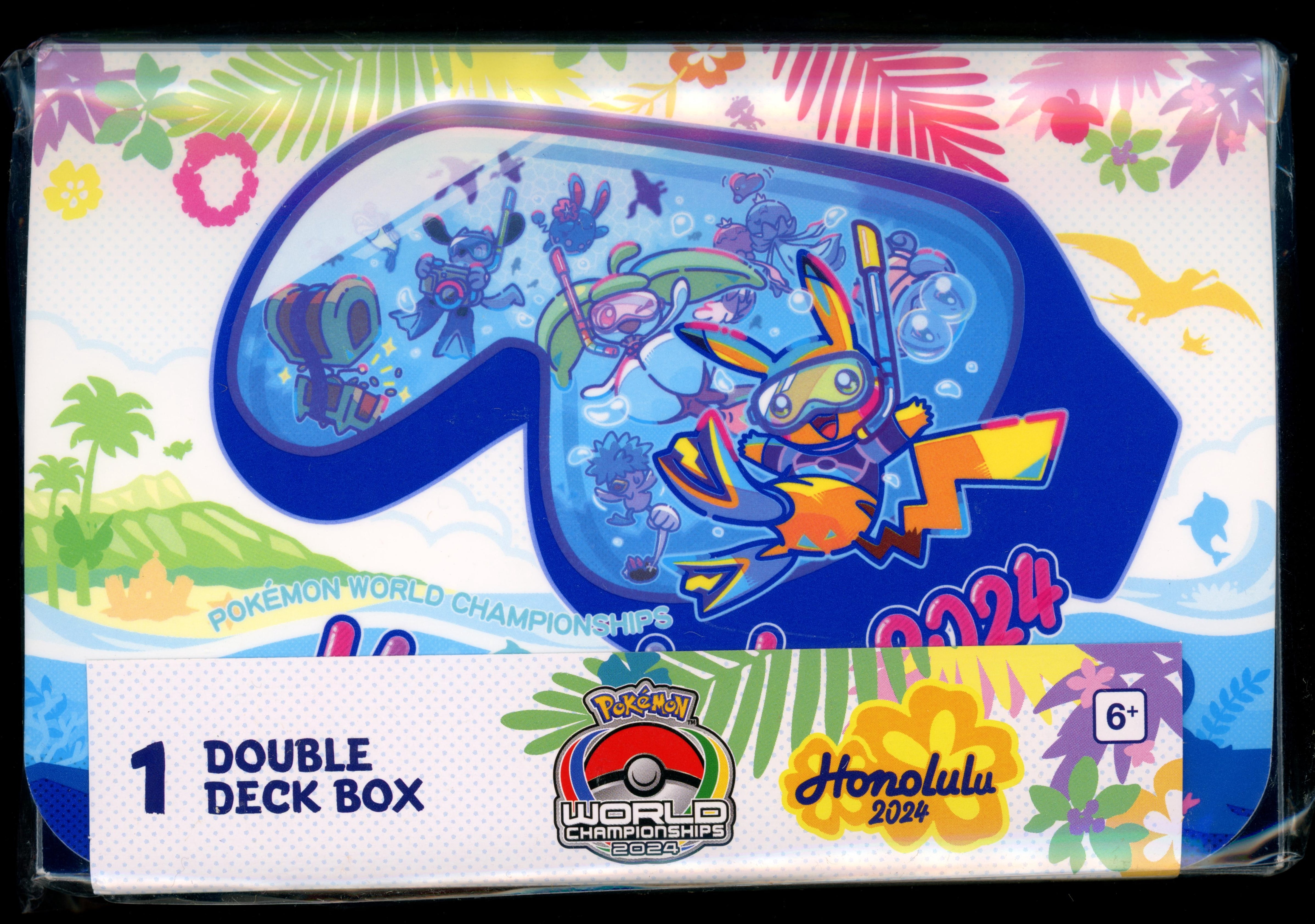 Pokemon 2024 World Championships Double Deck Box Honolulu Hawaii ...