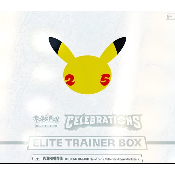 Pokemon 25th Anniversary Celebrations Elite Trainer Box - Trading Card ...