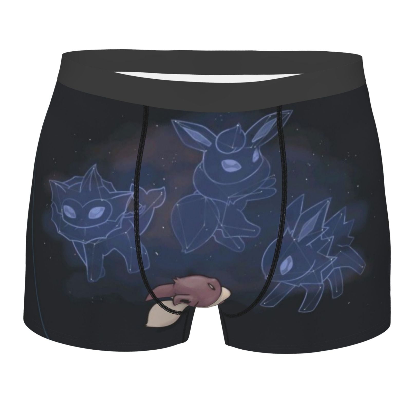Pokemon 3 Men'S Comfort Breathable Boxer Briefs, Mens Underwear Soft ...