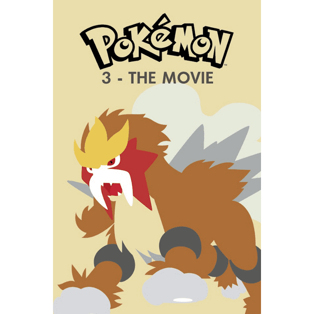 Pokemon 3: The Movie 2000 Poster 24x36 - Ash Pikachu Entei Animated ...