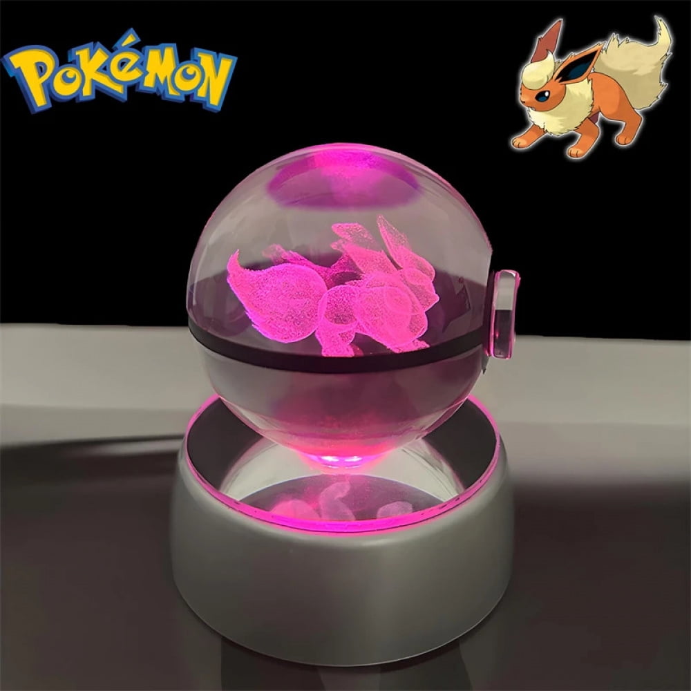 Pokemon 3D Crystal Ball Figure Lugia Snivy Raikou Entei Milotic ...