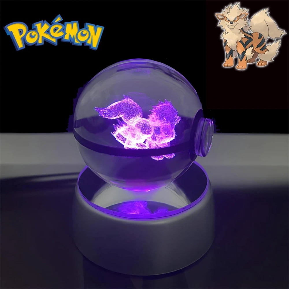 Pokemon 3D Crystal Ball Figure Lugia Snivy Raikou Entei Milotic ...