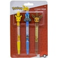 Pokemon 3pk Pens with Rubber Character Clip on Card - Walmart.com