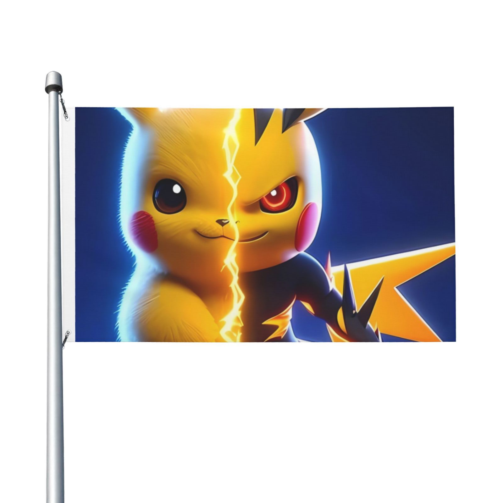 Pokemon 3x5ft Face Flag Fade Proof Holiday Fall Flag Outdoor Banner ...