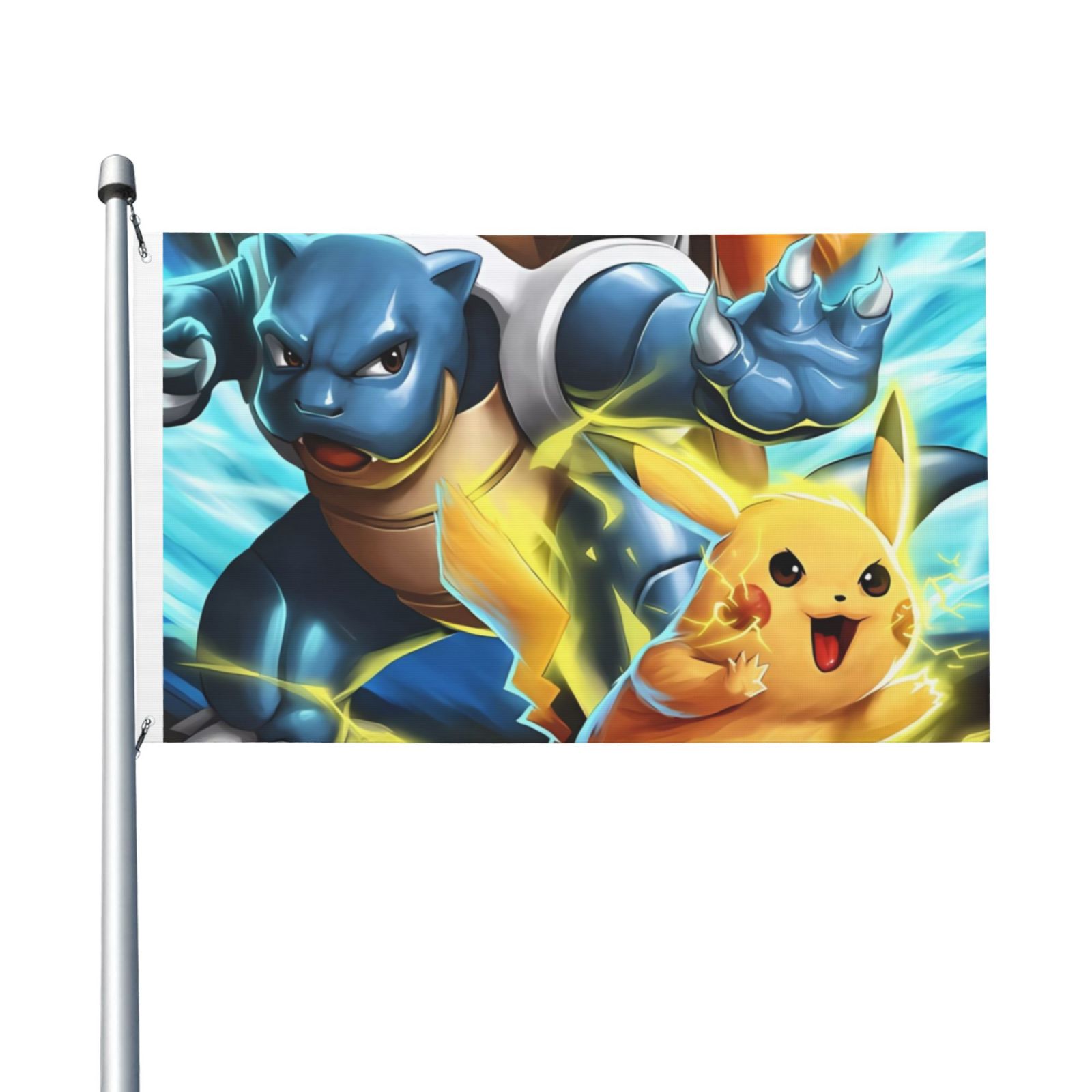 Pokemon 3x5ft Face Flag Fade Proof Holiday Fall Flag Outdoor Banner ...