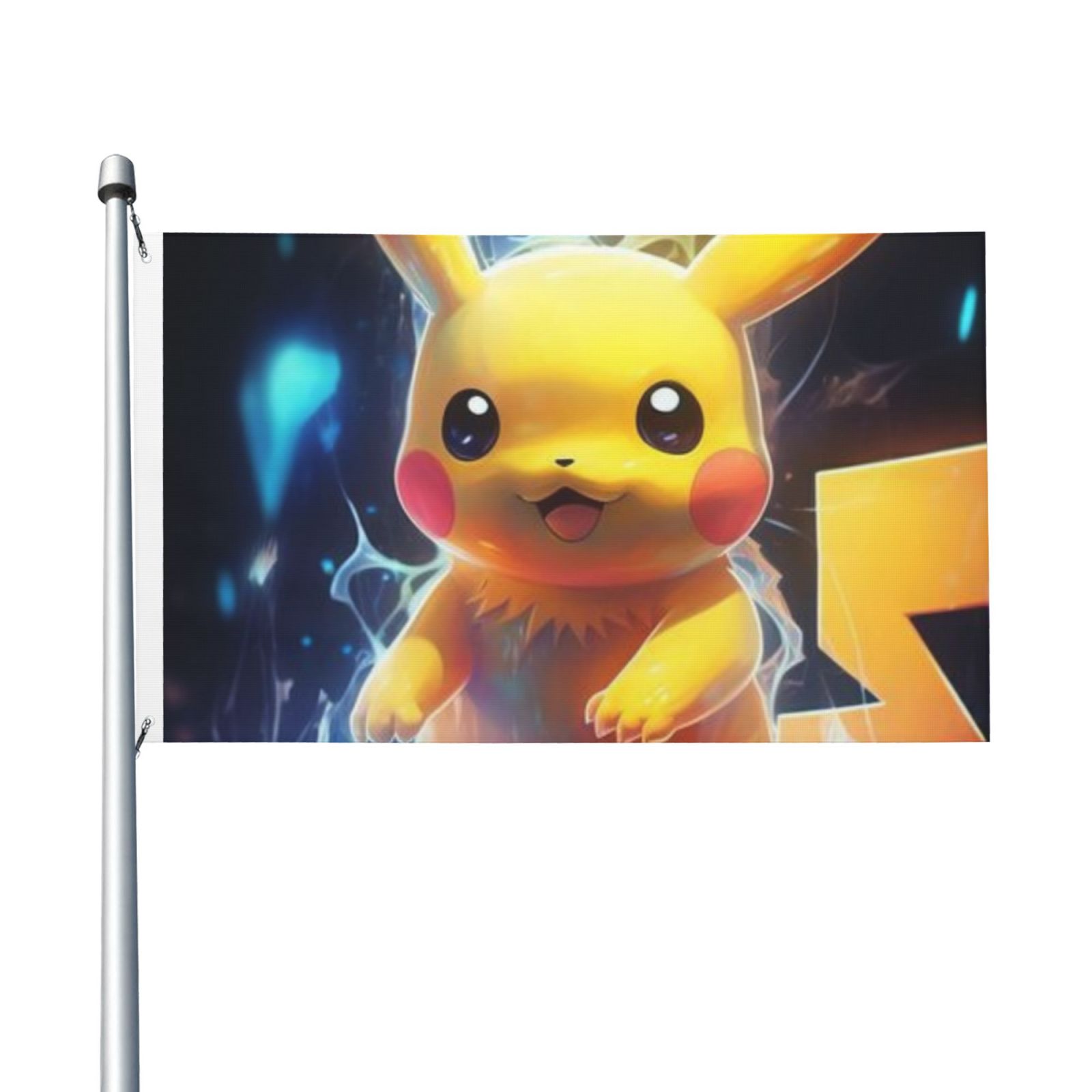 Pokemon 3x5ft Face Flag Fade Proof Holiday Fall Flag Outdoor Banner ...