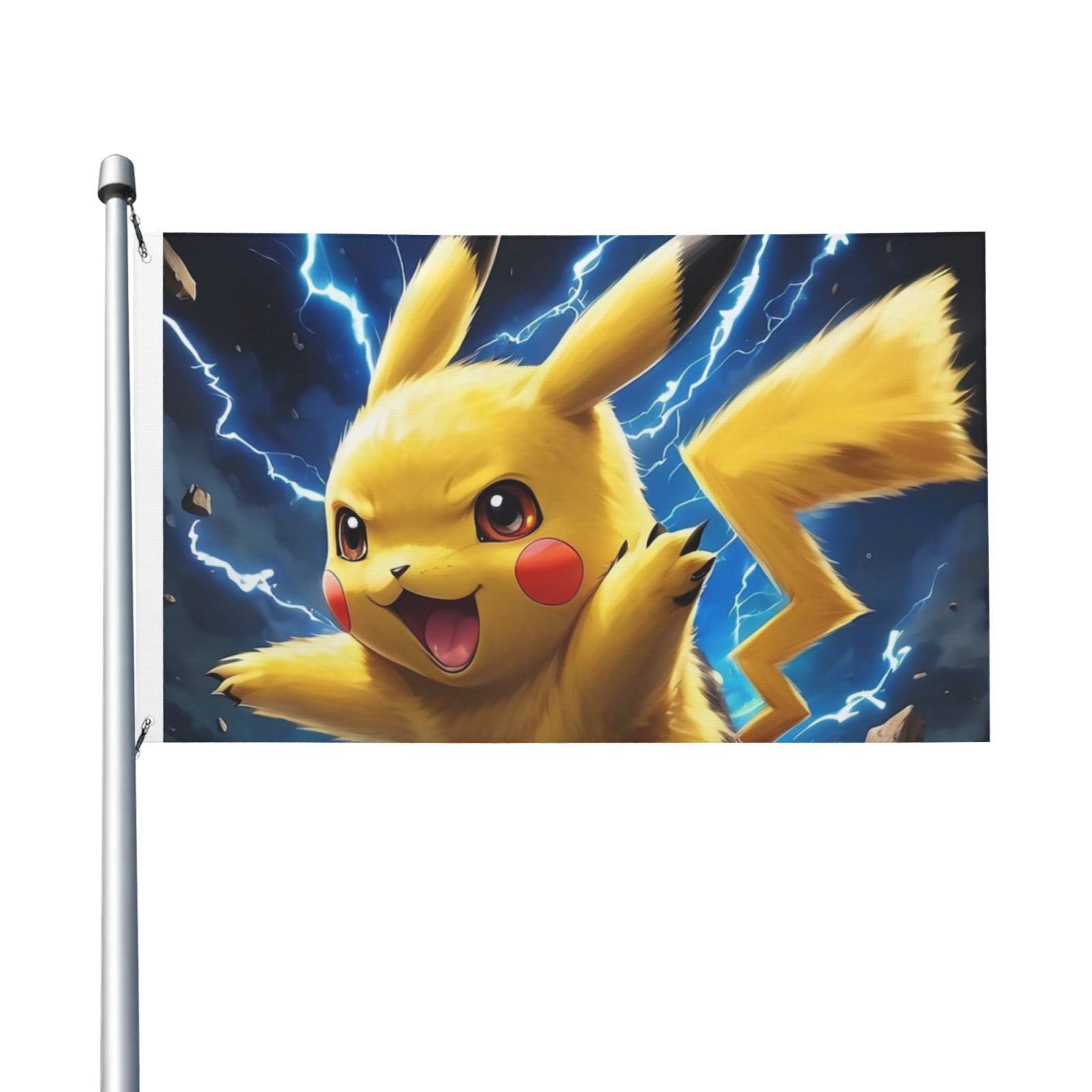 Pokemon 3x5ft Face Flag Fade Proof Holiday Fall Flag Outdoor Banner ...