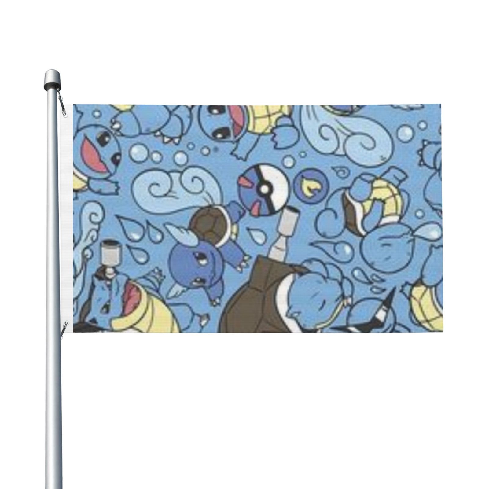 Pokemon 3x5ft Face Flag Fade Proof Holiday Fall Flag Outdoor Banner ...