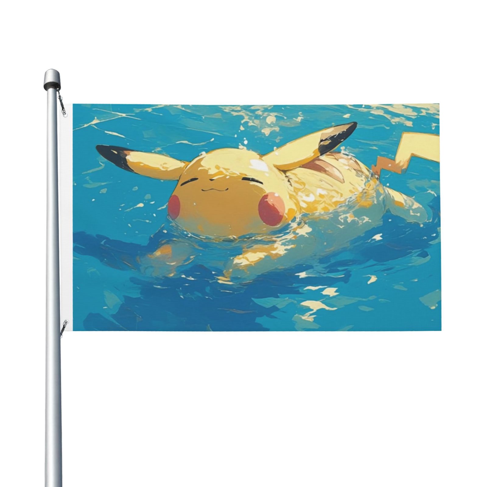 Pokemon 3x5ft Face Flag Fade Proof Holiday Fall Flag Outdoor Banner ...