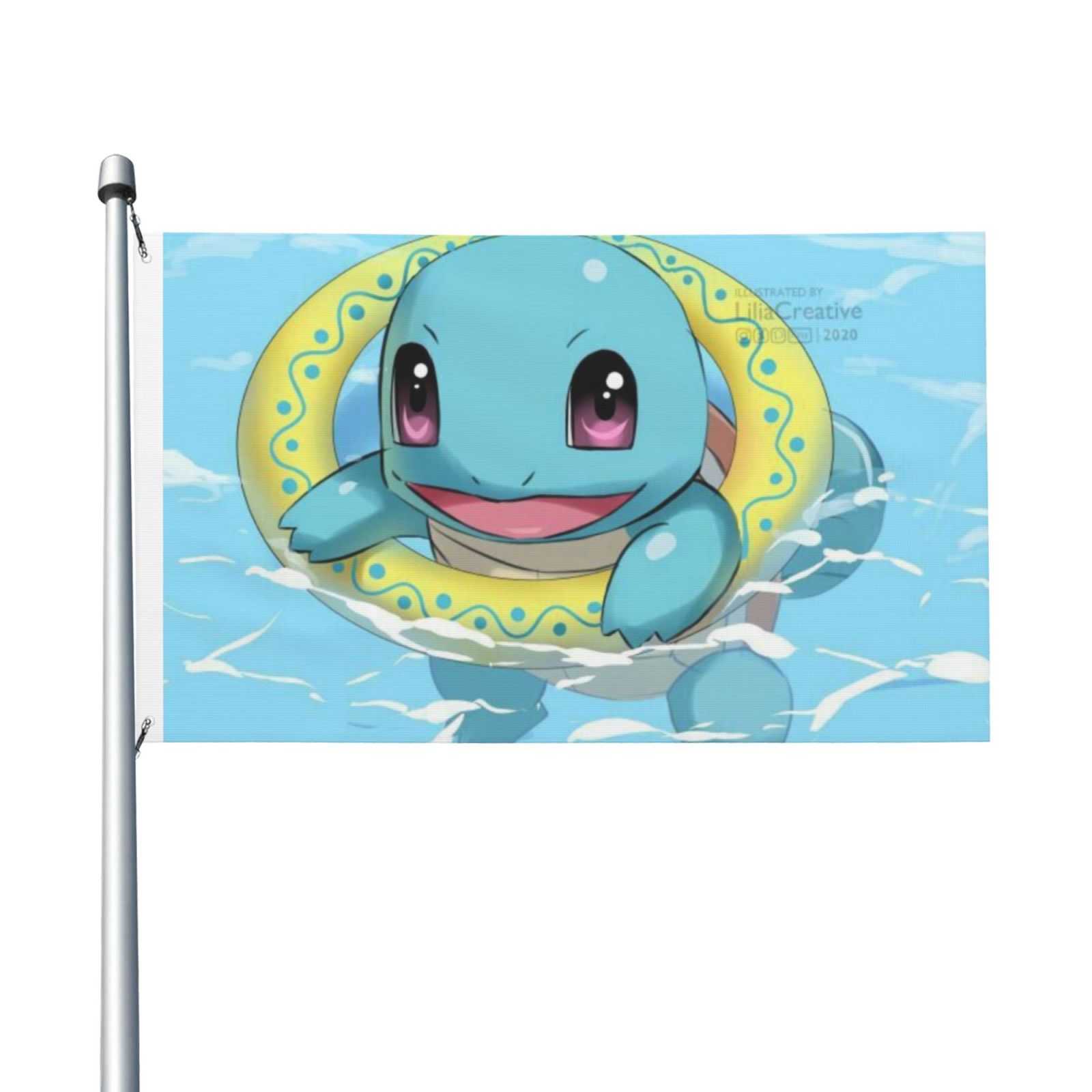Pokemon 3x5ft Face Flag Fade Proof Holiday Fall Flag Outdoor Banner ...