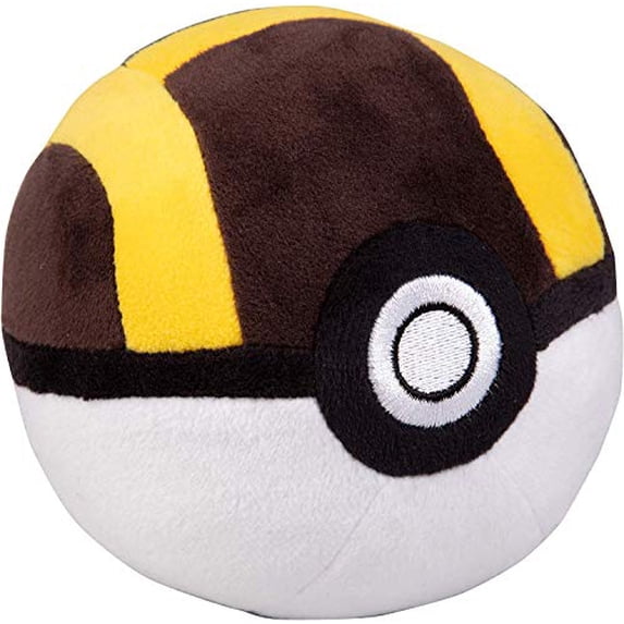 Pokemon 4" Ultra Ball PokÃ©ball Plush - Soft Stuffed Pokeball Toy with ...
