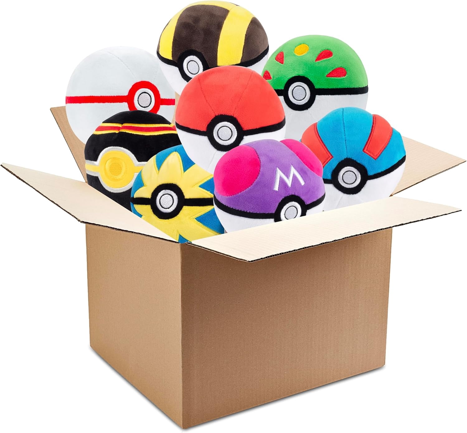 Pokemon Mystery 5" Poke Ball Plush 3-Pack - Get Three Officially ...