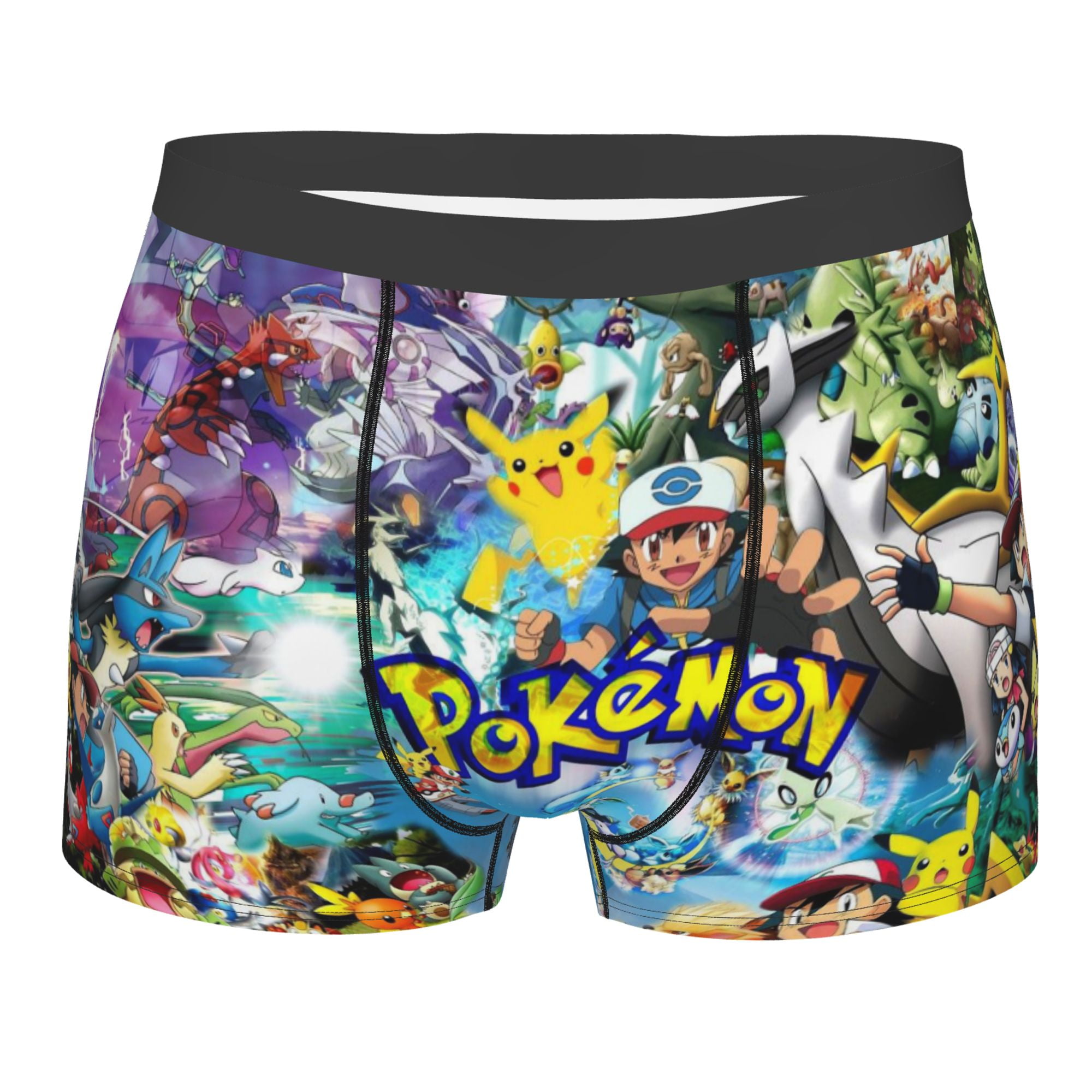Pokemon 6 Men'S Boxer Briefs, Boys Boxer Briefs, Soft And Breathable ...